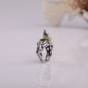 The Old Man and the Sea Ring, Exlusive Design Ring, Ring With Meaning ...