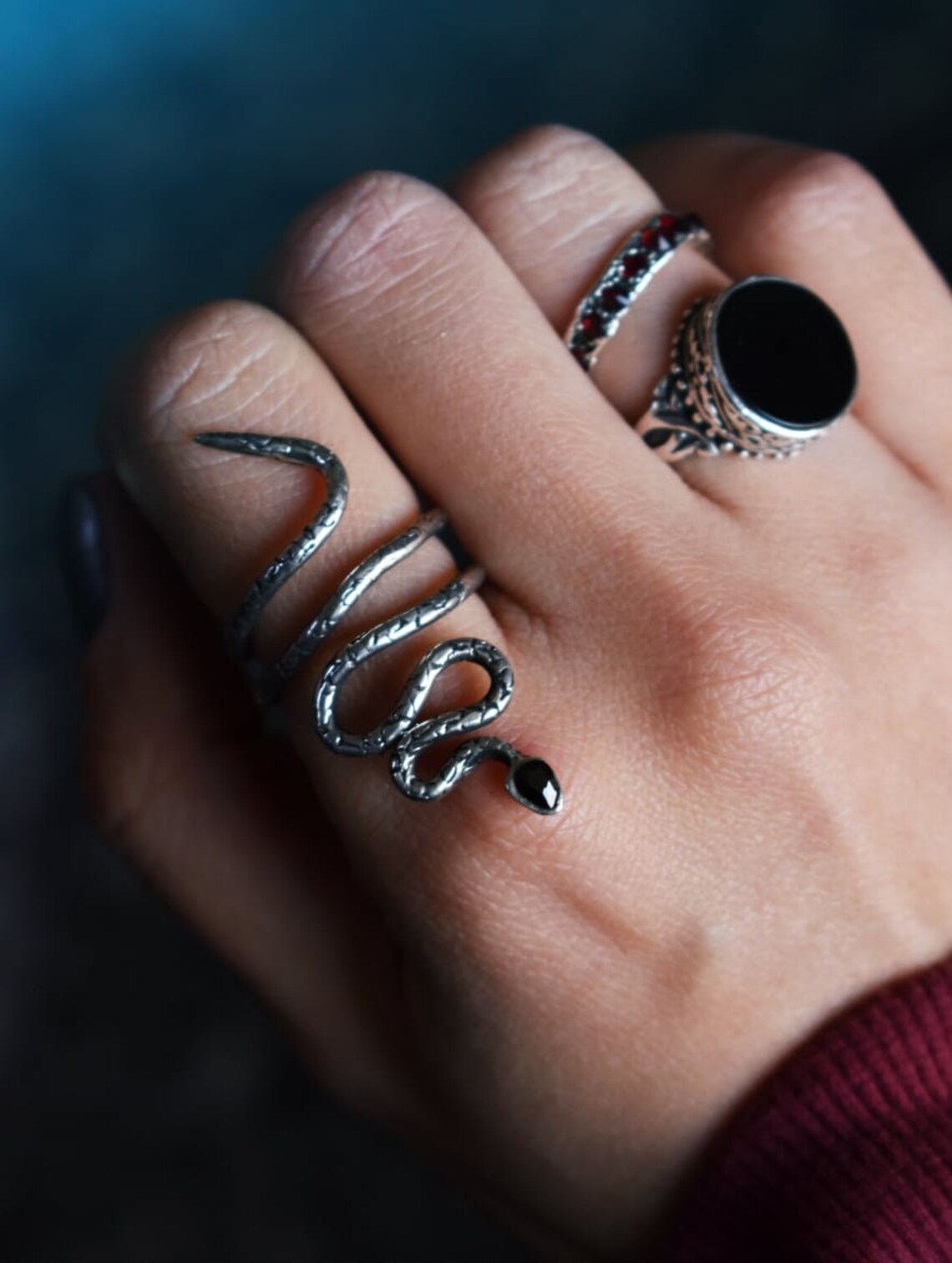 Vintage Snake Ring for Men and Women Reptail Serpent Ring - Etsy
