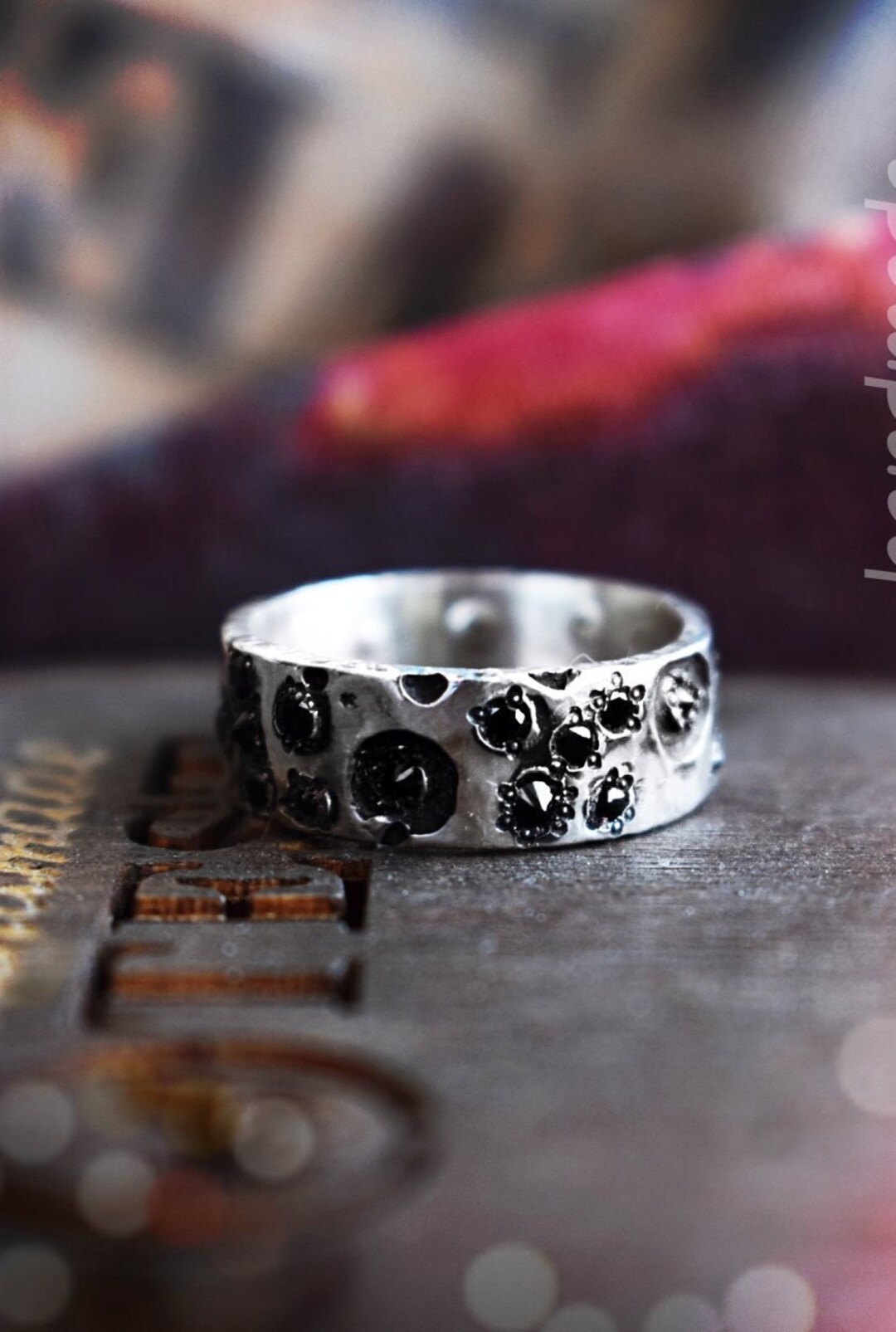 Universe Silver Band, Galaxy Map Ring, Celestial Band, Space Jewelry - Etsy