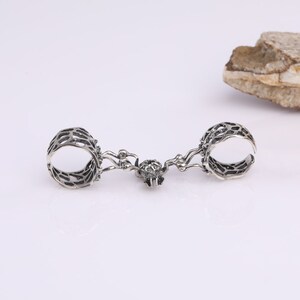 2 Finger Spider Ring, Double Spider Ring, Art Ring, Gorgeous Animal ...