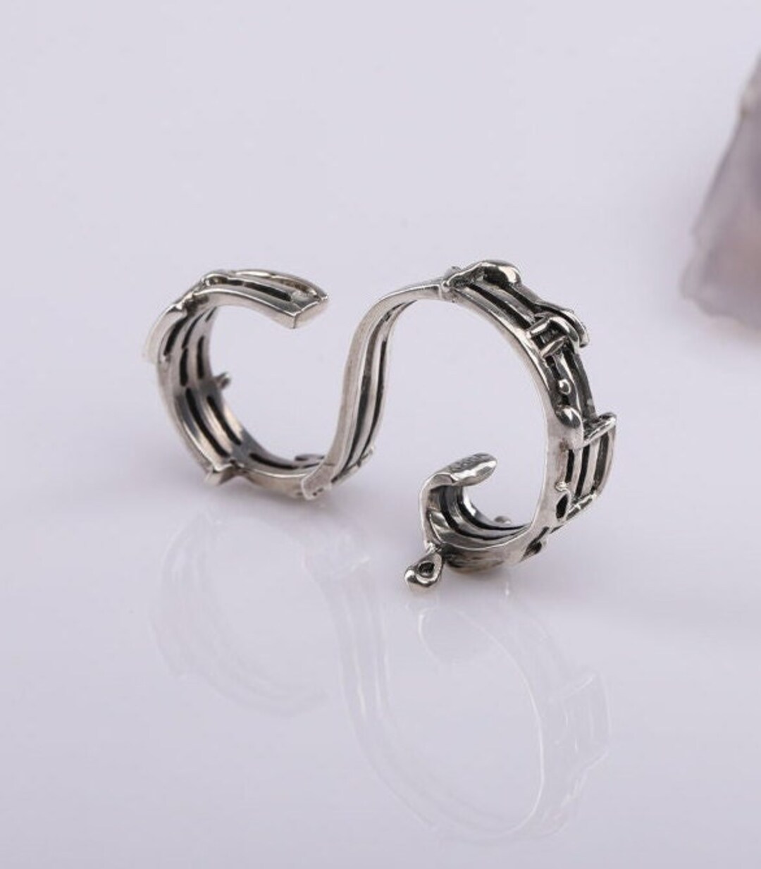 Melody Ring, Note Jewelry, Sterling Silver Music Ring, Musican Gift - Etsy