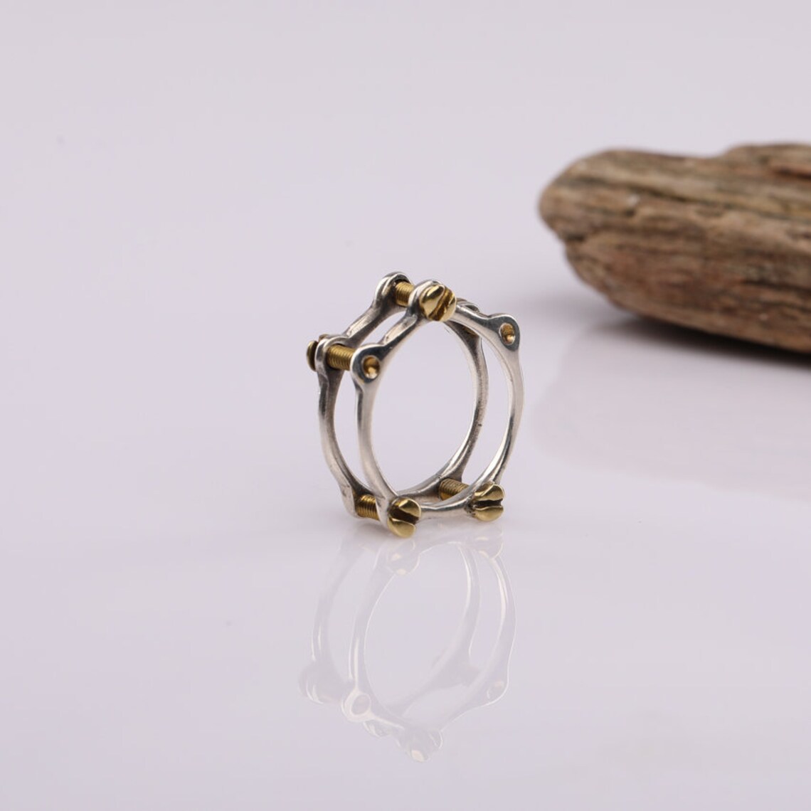 Nut Bolt Ring Pop Artl Ring Hexigon Ring Pop Texture Ring | Etsy