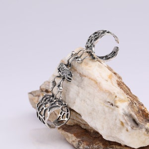 2 Finger Spider Ring, Double Spider Ring, Art Ring, Gorgeous Animal ...