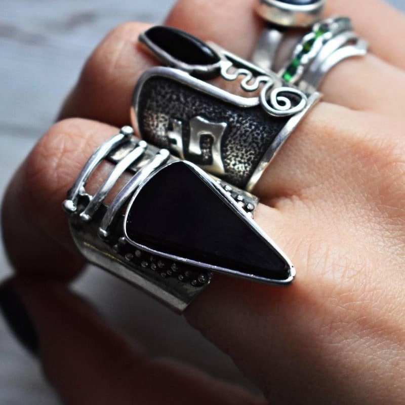 Gothic Rings - Etsy