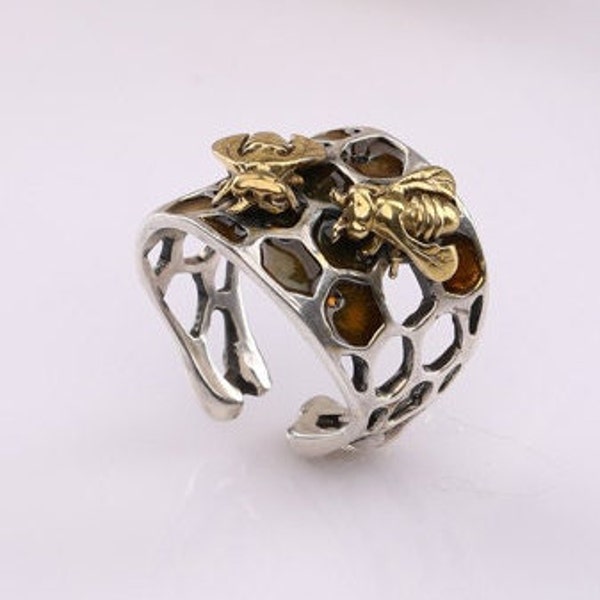 Bumble Bee Ring - Etsy