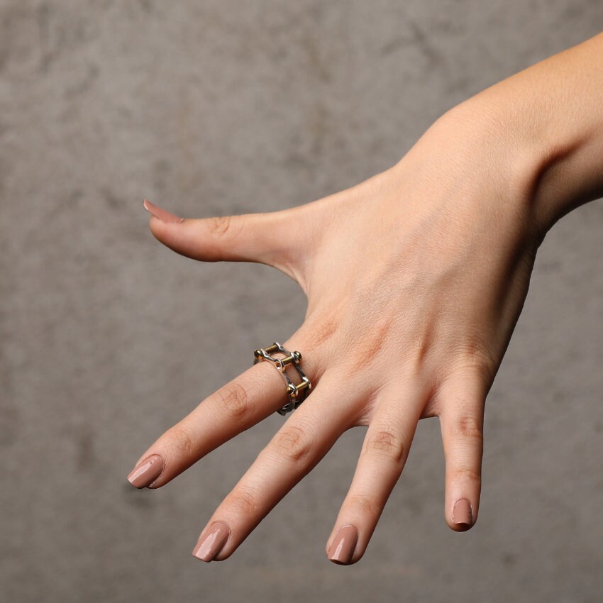 Nut Bolt Ring Pop Artl Ring Hexigon Ring Pop Texture Ring - Etsy