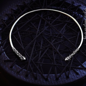 Torque Celtic Choker, Pegan Handmade Celtic Choker, Front Open Celtic ...