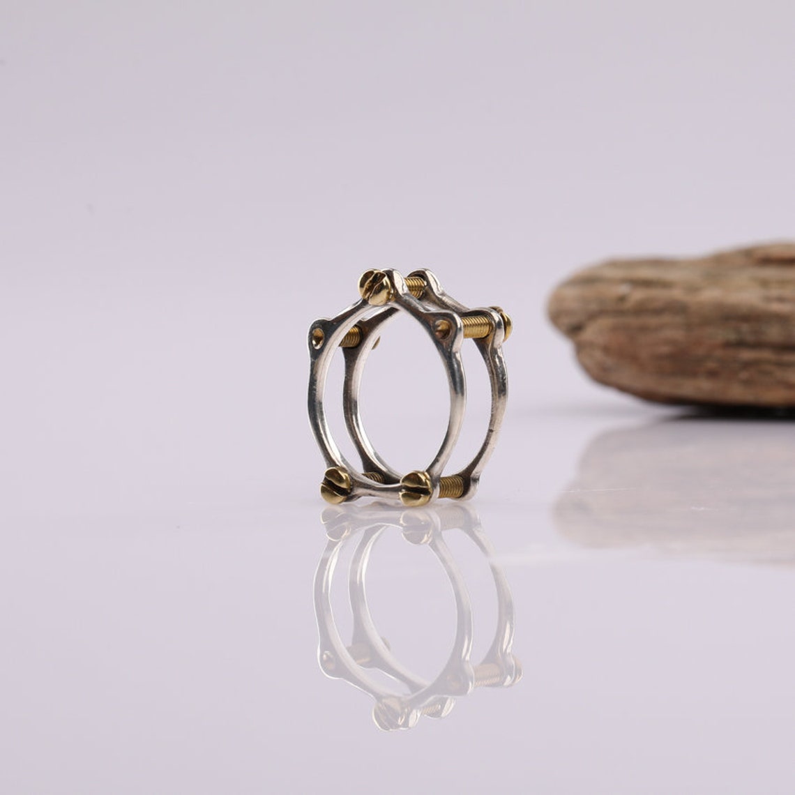 Nut Bolt Ring Pop Artl Ring Hexigon Ring Pop Texture Ring | Etsy