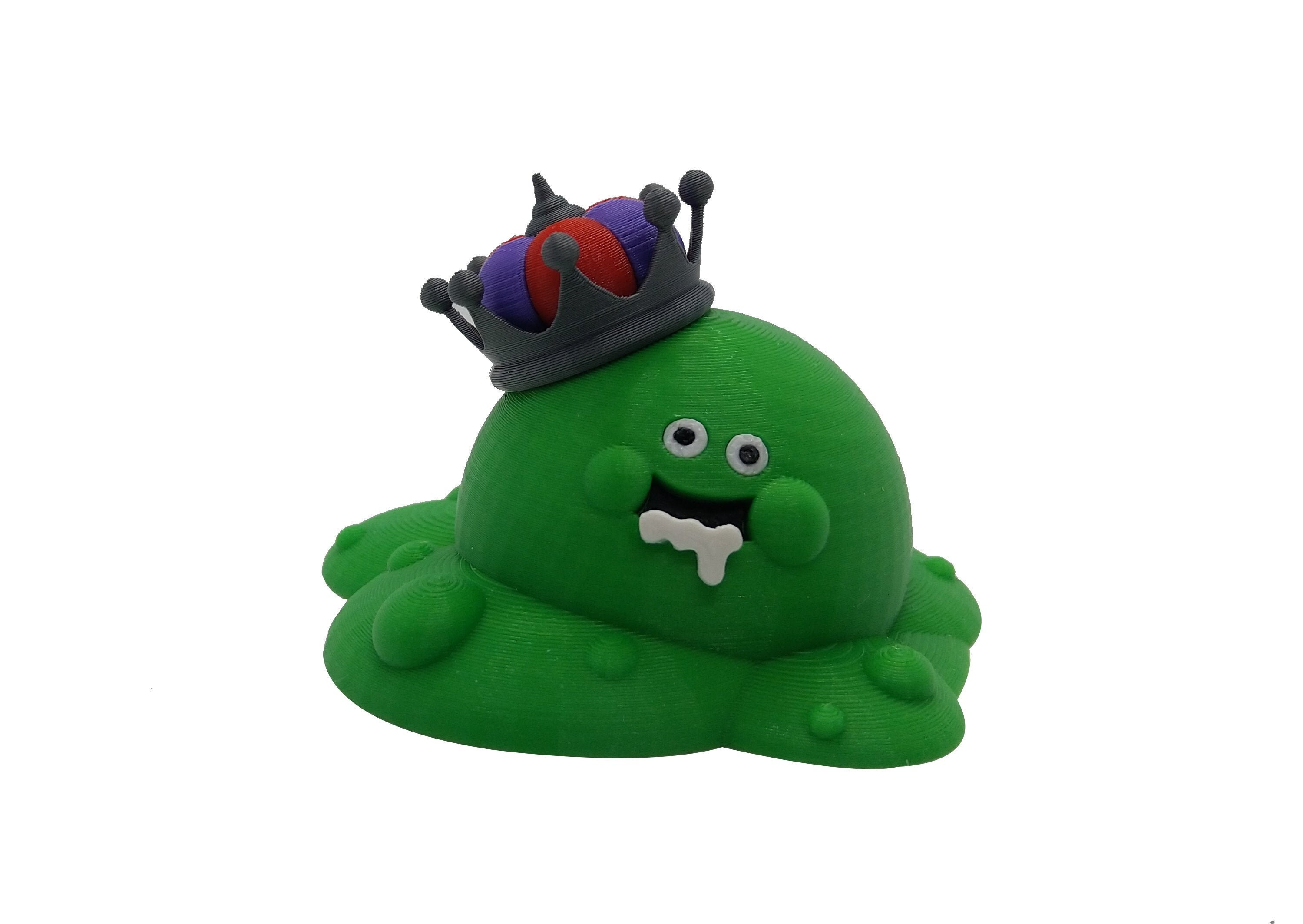 King Bubble Slime Figure Desk Toy 3D Printed Multi-color Figure Dragon ...