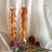 Squiggle Marble Candle Unique Waving Shape Candle Kawaii - Etsy
