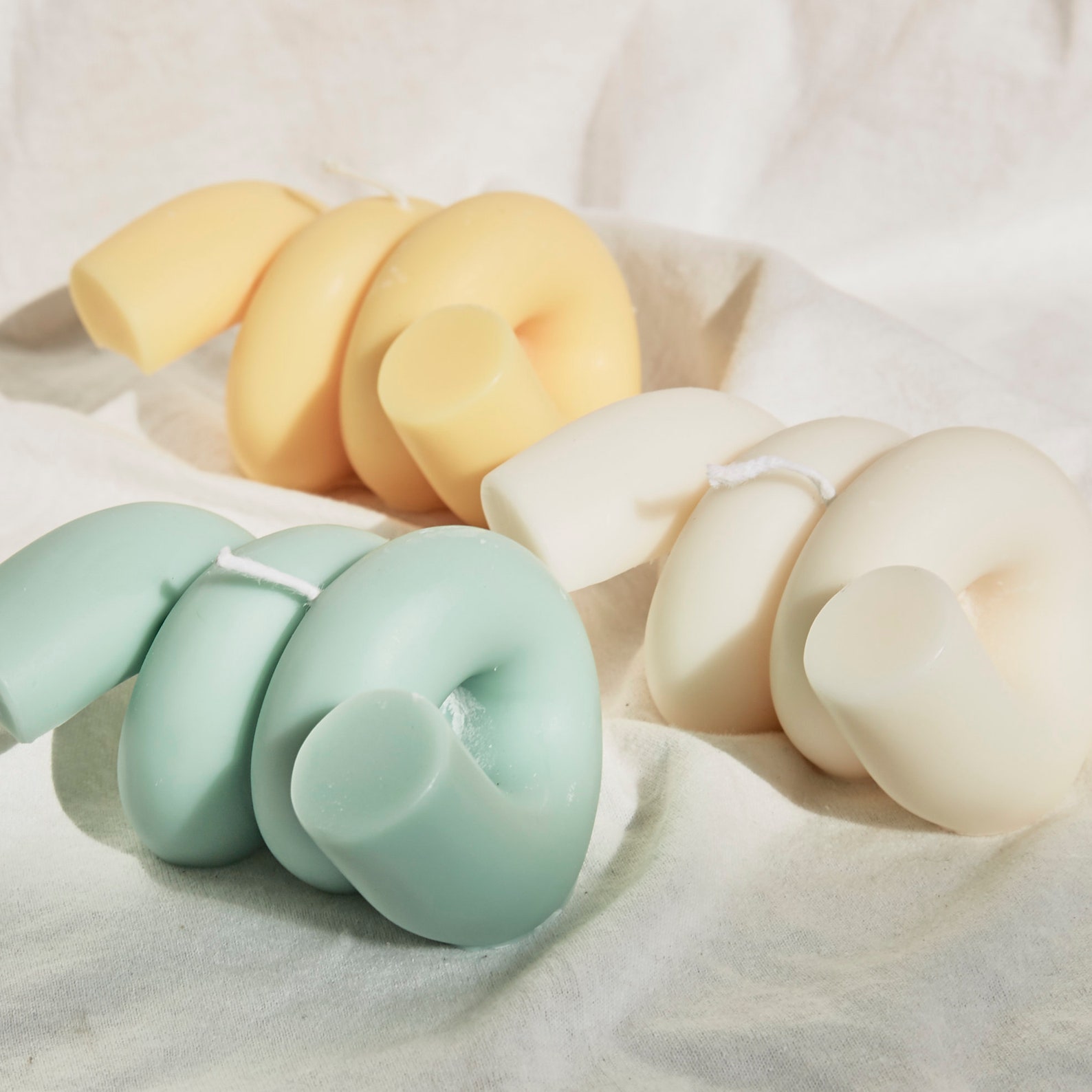 Coil Shaped Soy Wax Candle Screw Candle Bubble Candle Hand | Etsy