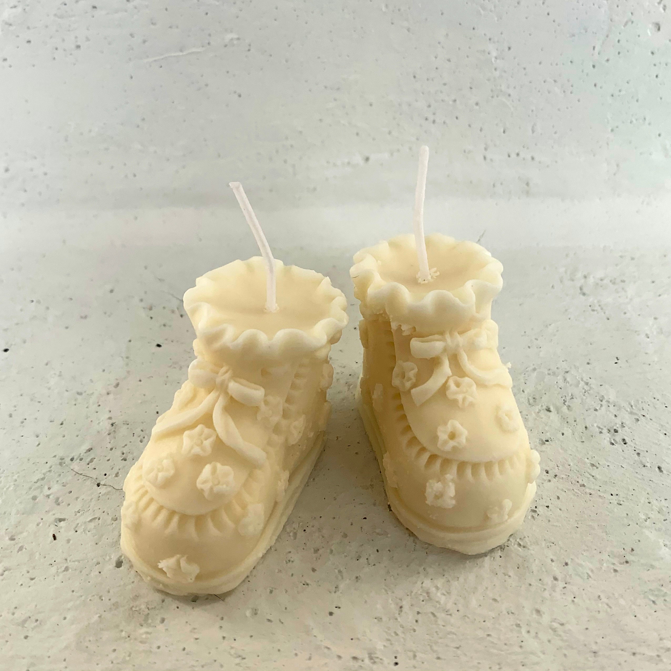 Baby Shoes Candle Kawaii Candle Home Decor Candle Soy Wax | Etsy