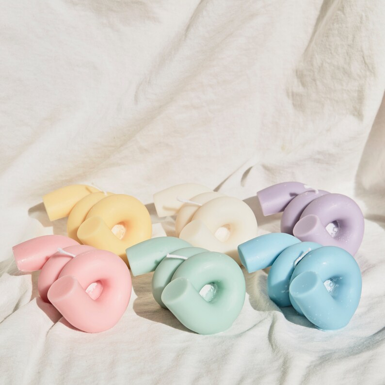 Coil Shaped Soy Wax Candle Screw Candle Bubble Candle Hand | Etsy