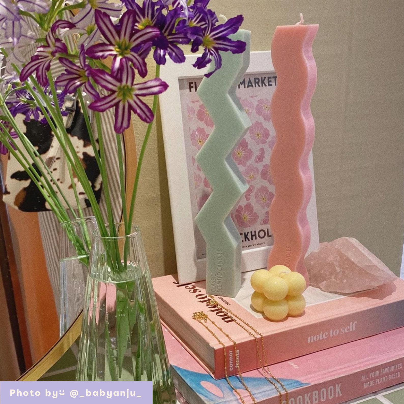 Colorful Squiggle Candle Zig-zag Candles Unique Waving Shape - Etsy Canada