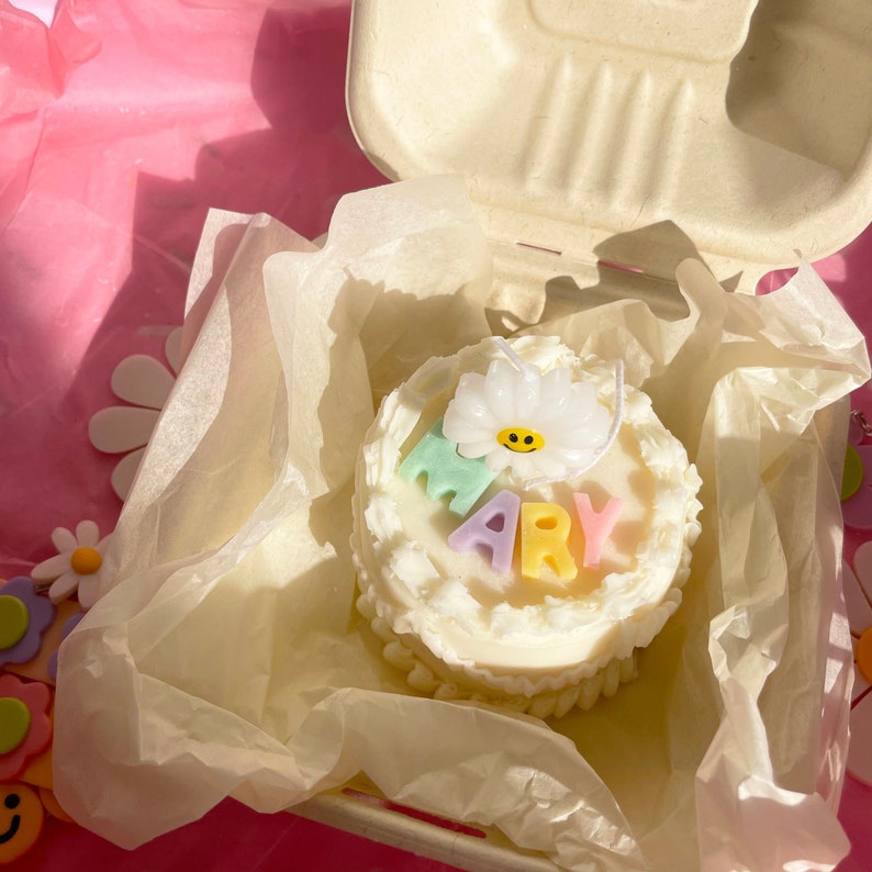 Custom Cake Shaped Candle Personalized Candle Soy Wax - Etsy