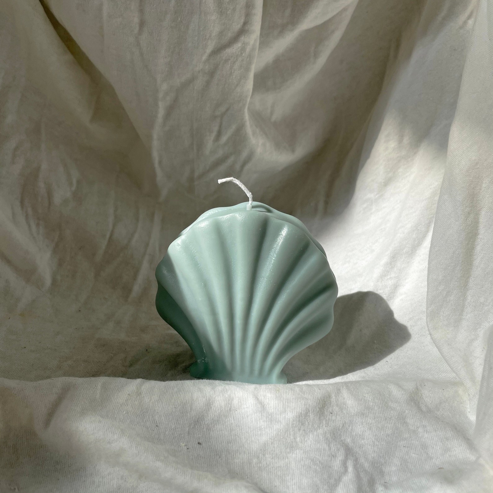 Scallop Candle Shell Shaped Soy Wax Candle Shell Candle - Etsy