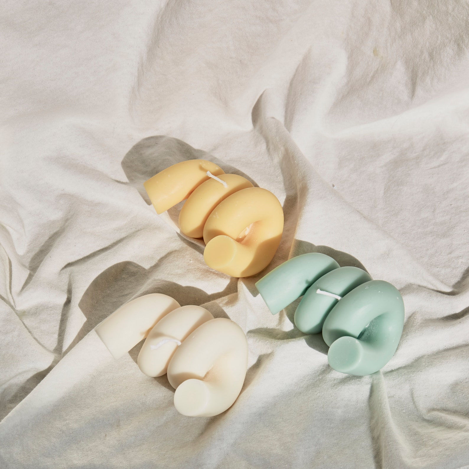 Coil Shaped Soy Wax Candle Screw Candle Bubble Candle Hand | Etsy