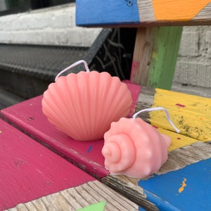 Conch Shell Shape Candle Kawaii Candle Home Decor Candle - Etsy