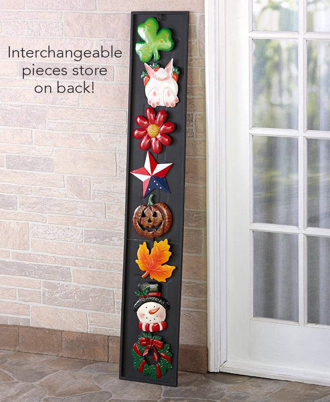 9-pc. Interchangeable Welcome Sign With 8 Magnetic Icons | Etsy