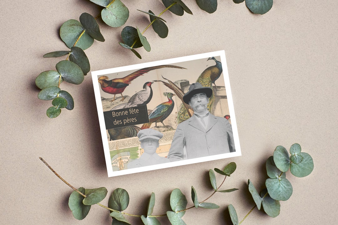 Father's Day Card, Happy Father's Day, Greeting Card, Retro Dad Card ...