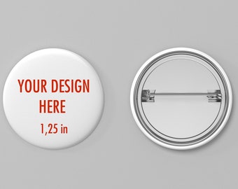 Round Pin Back - Etsy