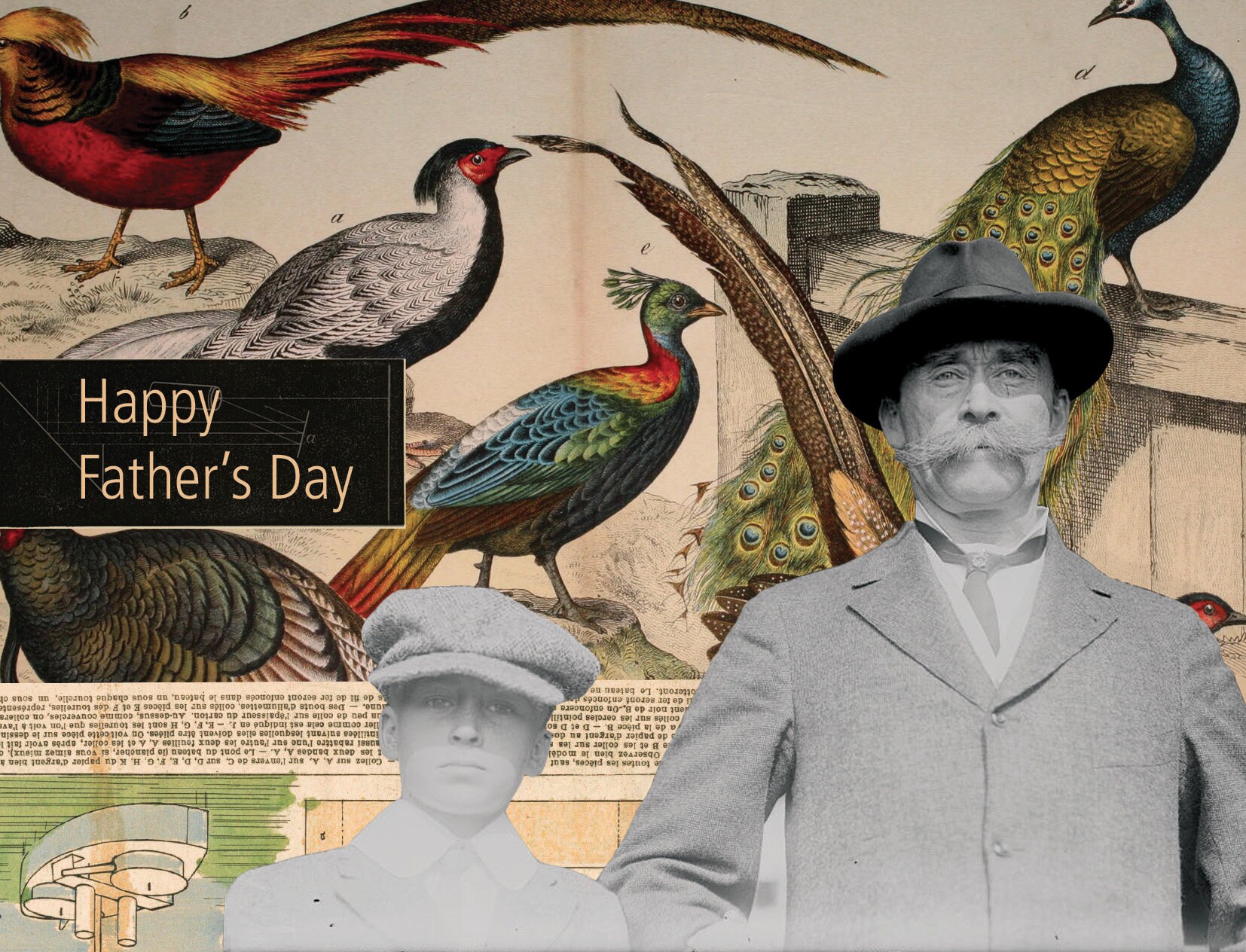 Father's Day Card, Happy Father's Day, Greeting Card, Retro Dad Card ...