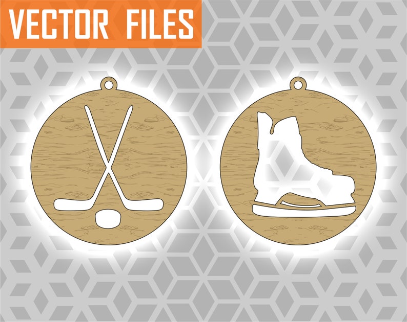 8 Hockey Wooden Hockey Laser Cut Files SVG DXF CDR Vector | Etsy