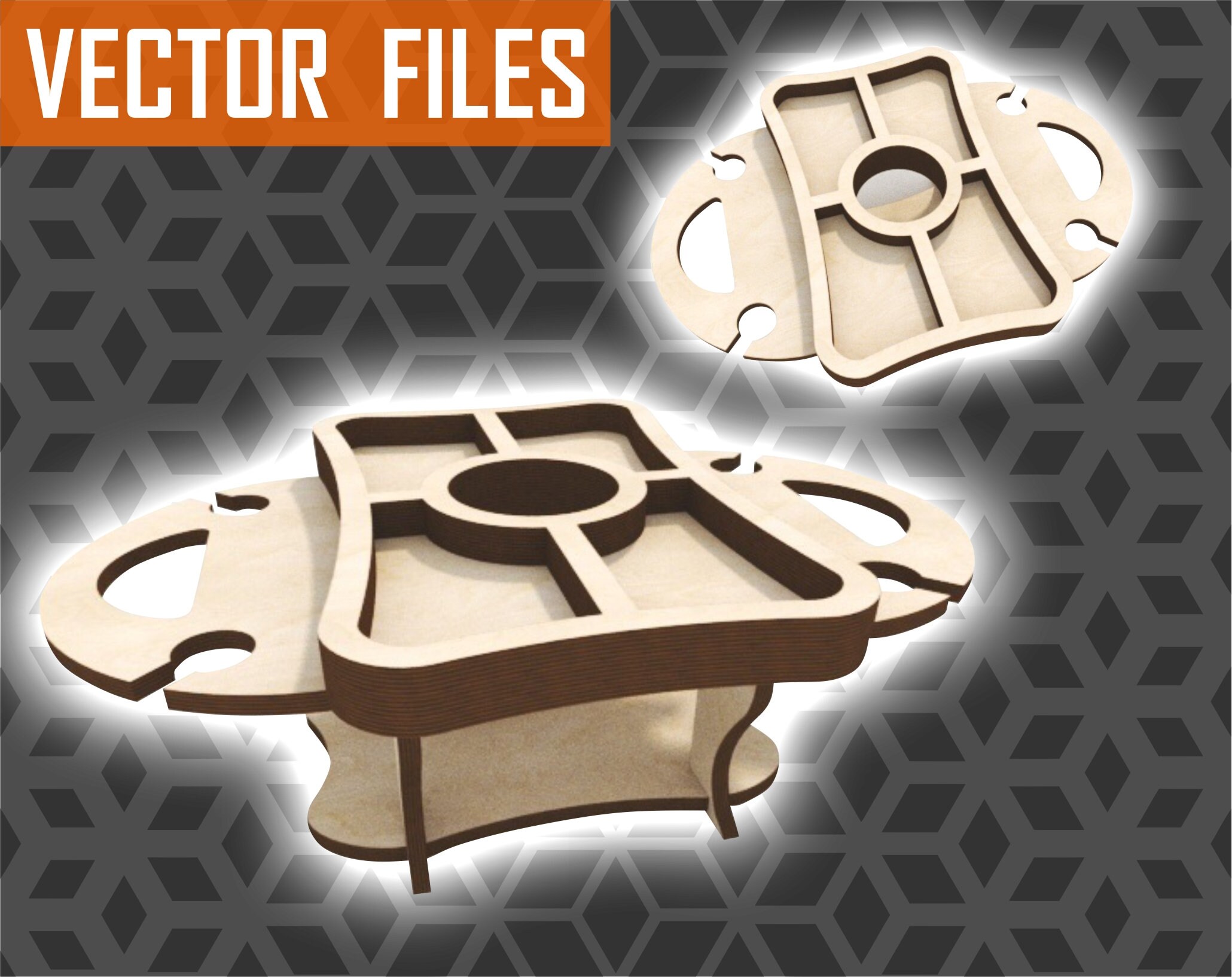 5 Wine Stand Svg Wine Shelf DXF File for Laser Cut and CNC | Etsy