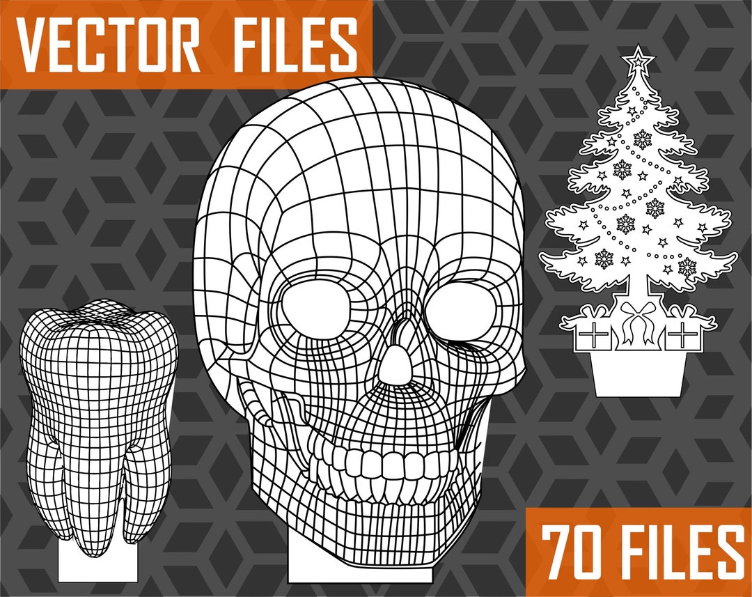 70 File 3D Lamp LED Night Light Svg Files Acrylic Lamp Svg Laser Cut ...