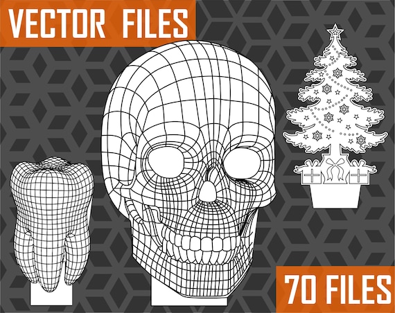 70 File 3D Lamp LED Night Light Svg Files Acrylic Lamp Svg | Etsy