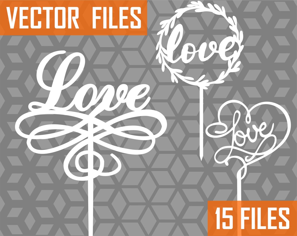 15 Topper Svg Laser Cut Topper Topper Topper Svg Files - Etsy