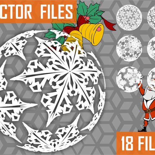 60 Christmas Svg Svg Files Laser Cut Files SVG CDR Vector - Etsy