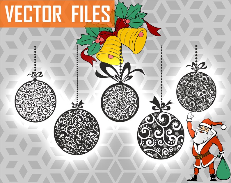 24 Christmas Svg Svg Files Laser Cut Files SVG CDR Vector | Etsy