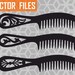14 Сombs Laser Cut Files SVG, DXF, CDR Vector Plans, Laser File, Cnc ...