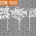15 Topper Svg Laser Cut Topper Topper Topper Svg Files - Etsy