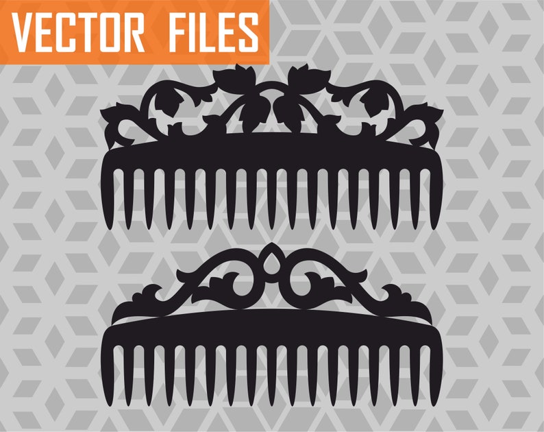 14 Сombs Laser Cut Files SVG DXF CDR Vector Plans Laser - Etsy