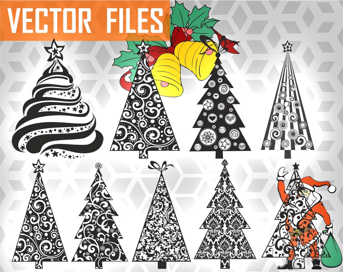 24 Christmas Svg Svg Files Laser Cut Files SVG CDR Vector | Etsy