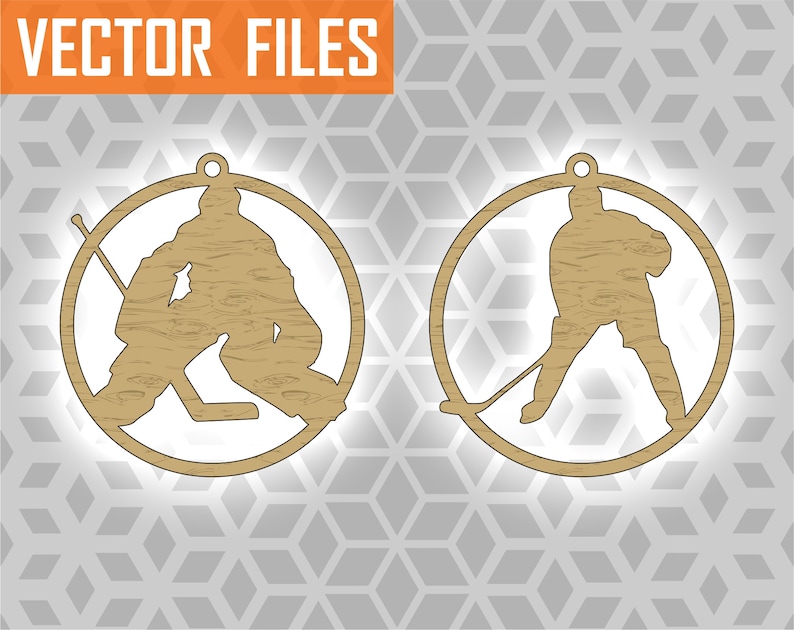 8 Hockey Wooden Hockey Laser Cut Files SVG DXF CDR Vector | Etsy