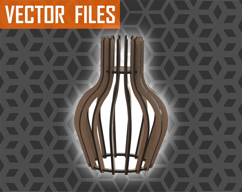 6 Lamp SVG Night Light Svg Files Acrylic Lamp Svg Laser Cut - Etsy