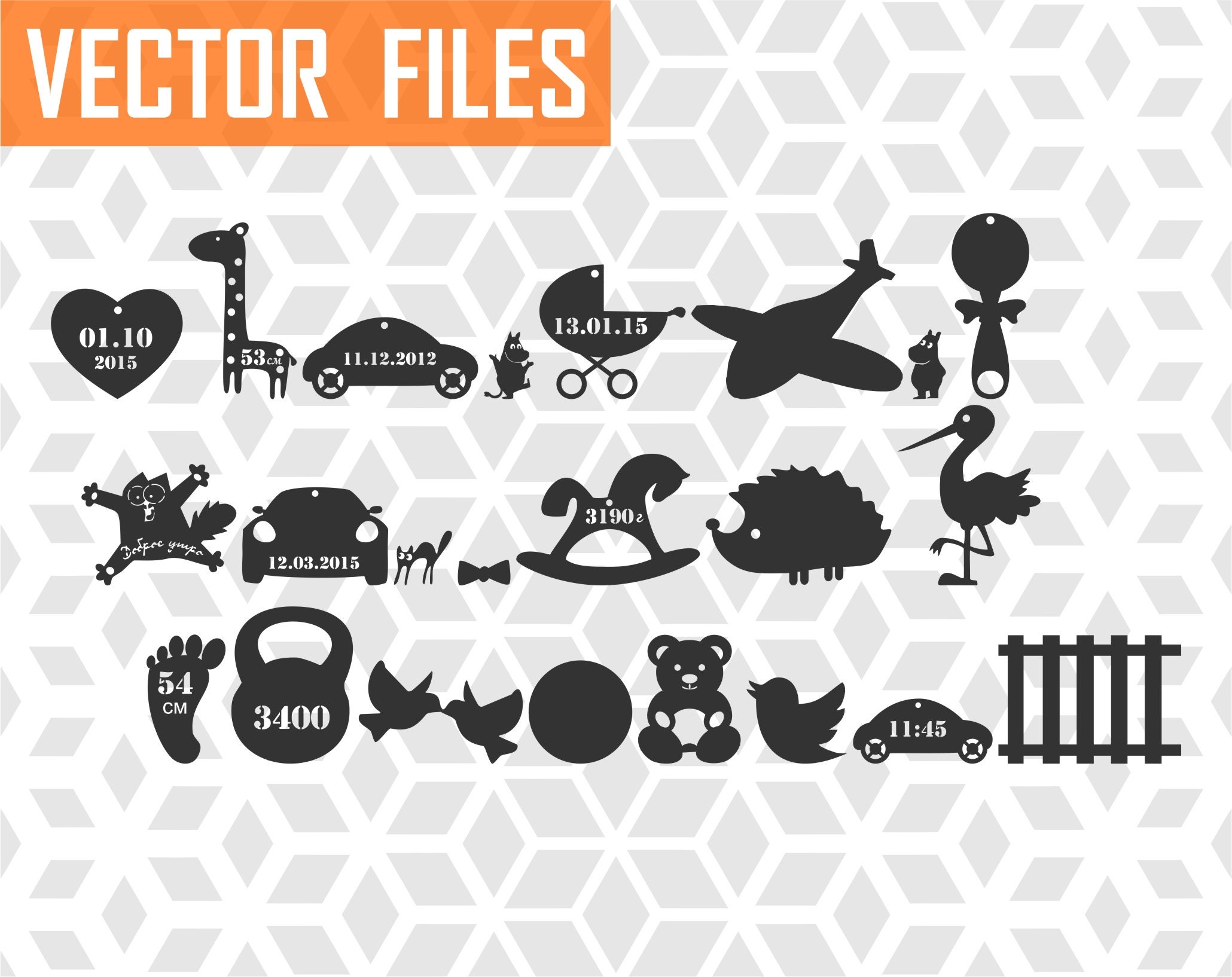 128 Busy Board Details Set for Toddlers. Laser Cut Files SVG - Etsy