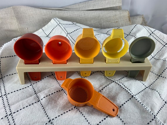 Tupperware . Measuring Cup . Sieve. Funnel. With Bracket . - Etsy