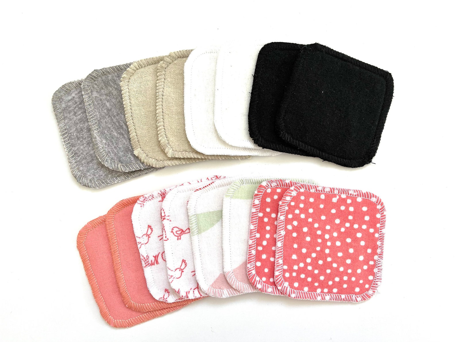 Zero-waste Washable Cotton Cosmetic Pads | 100% Organic Cotton Flannel ...