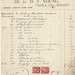 Typewritten Vintage Letter Retro Receipt Documents X 3 Bonus Stationary ...