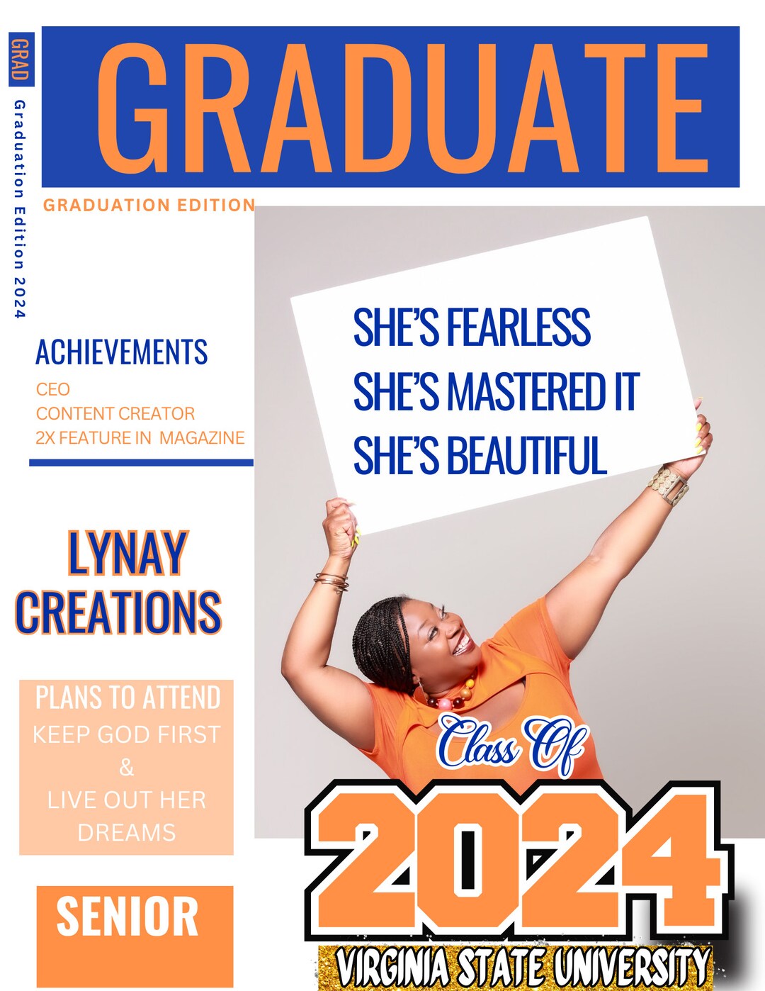 Graduate Magazine Cover - Etsy