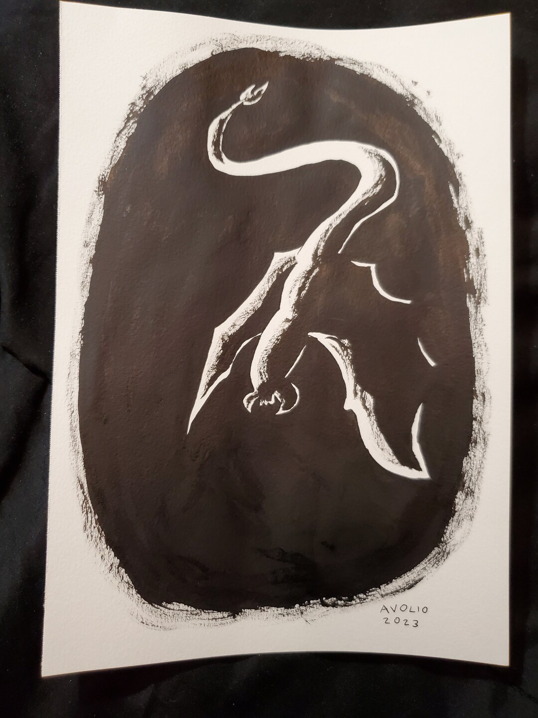 October Monster 6 - Original Horror Ink Drawing 7" X 10" - Etsy