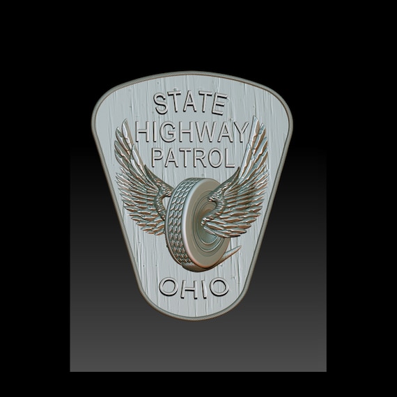 Ohio State Highway Patrol svg badge patch state trooper monogram logo ...