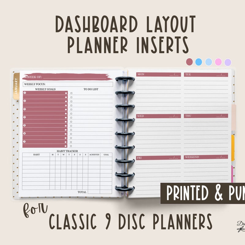 Planner Layout - Etsy