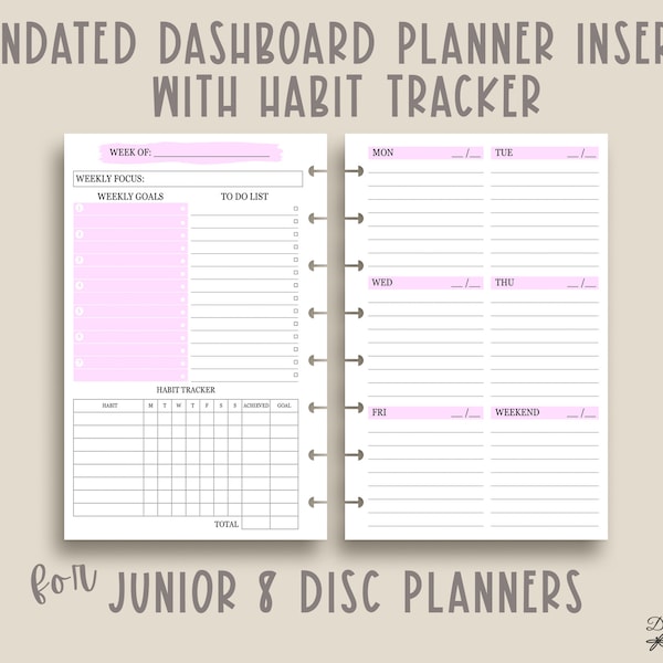 8 Disc Tracker Inserts - Etsy