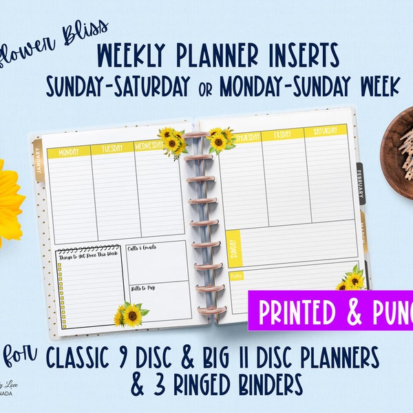 Sunflower to Do List Printable - Etsy