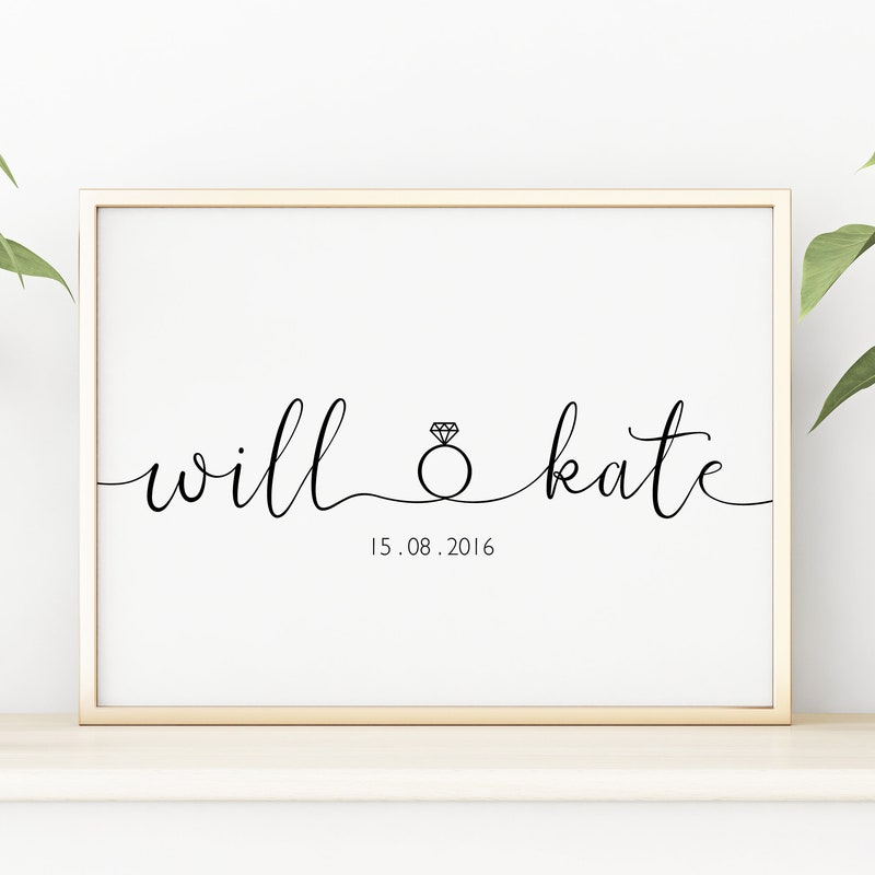 Engagement Print - Etsy